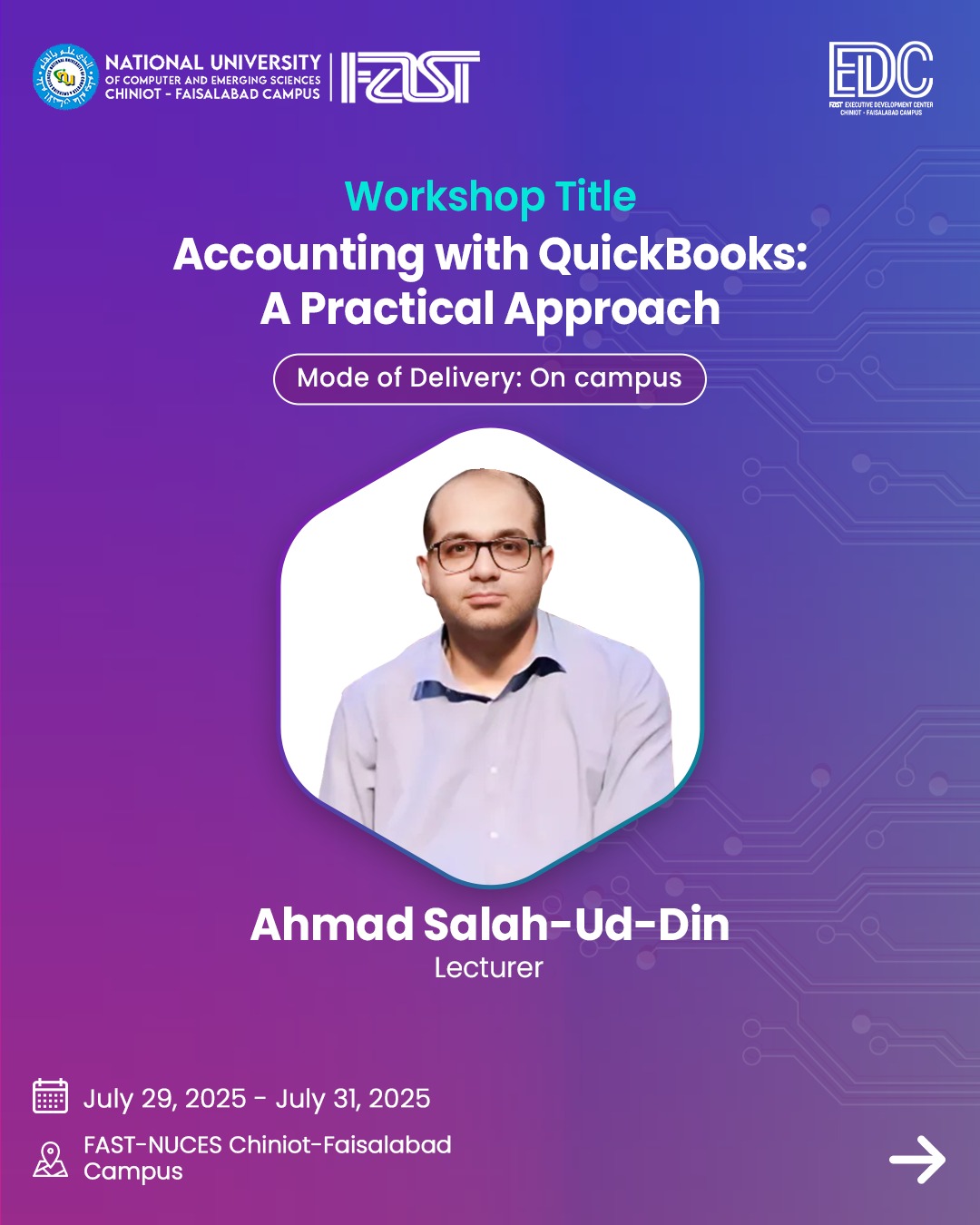 Accounting with QuickBooks: A Practical Approach – FAST NUCES | CFD